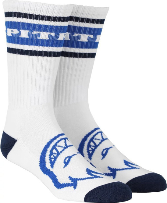 Spitfire OG Classic Socks (White / Navy / Blue)
