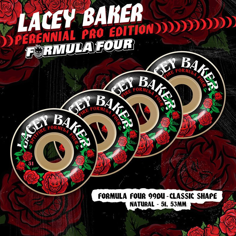 Spitfire Formula Four Lacey Baker Perennial Classic 99DU 51 mm wheels