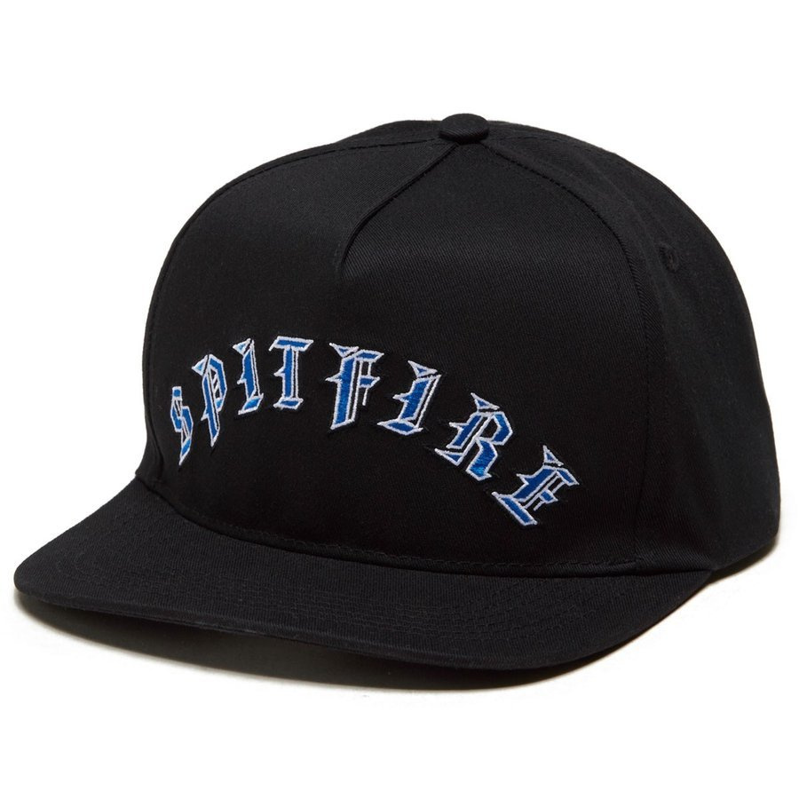 Spitfire Old E Arch Snapback (Black/Blue)