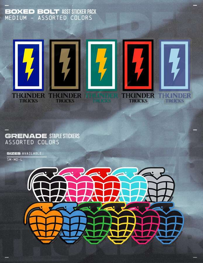 Thunder Trucks Grenade Di-Cut Sticker (Small)