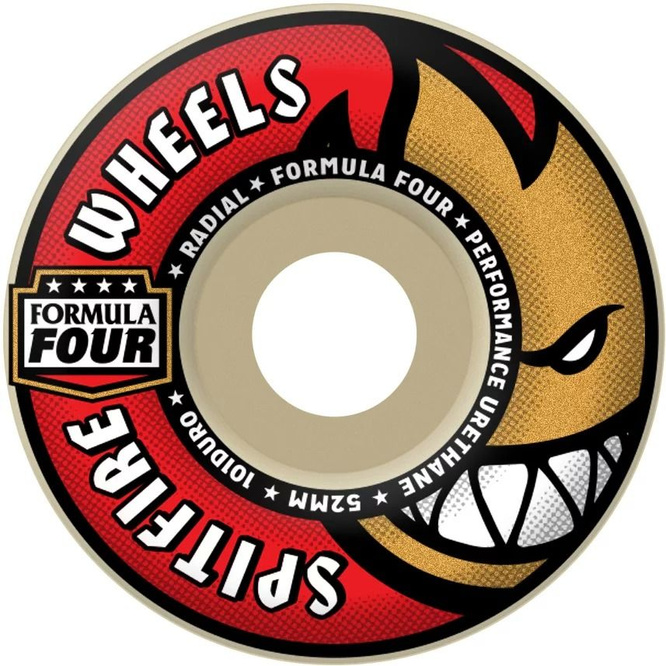 SPITFIRE FORMULA FOUR RADIALS 101DU 52 MM WHEELS