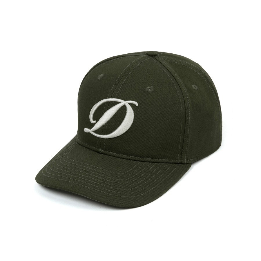 Dime Cursive D Baseball Cap (Forest)