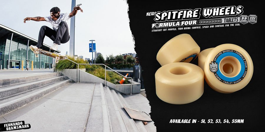 Spitfire Formula Four Tablets 101DU 52 mm wheels