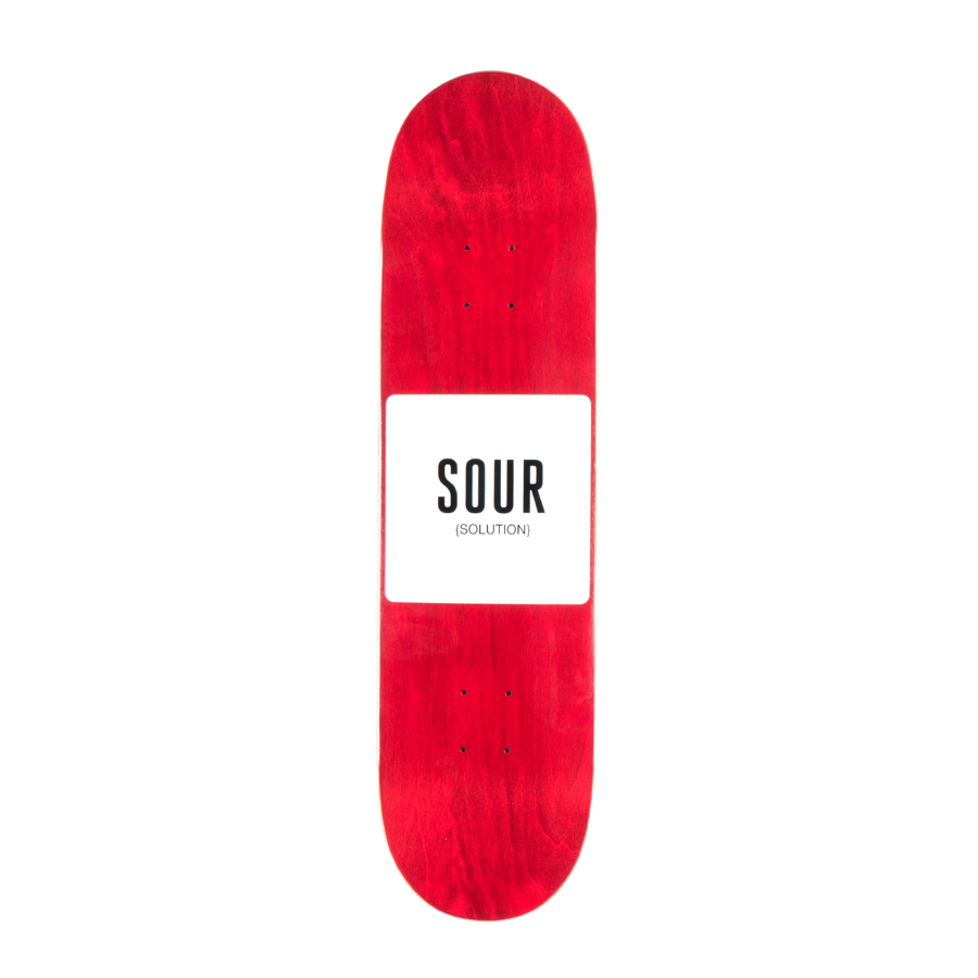 DECK SOUR SKATEBOARDS ARMY RED 8,125"
