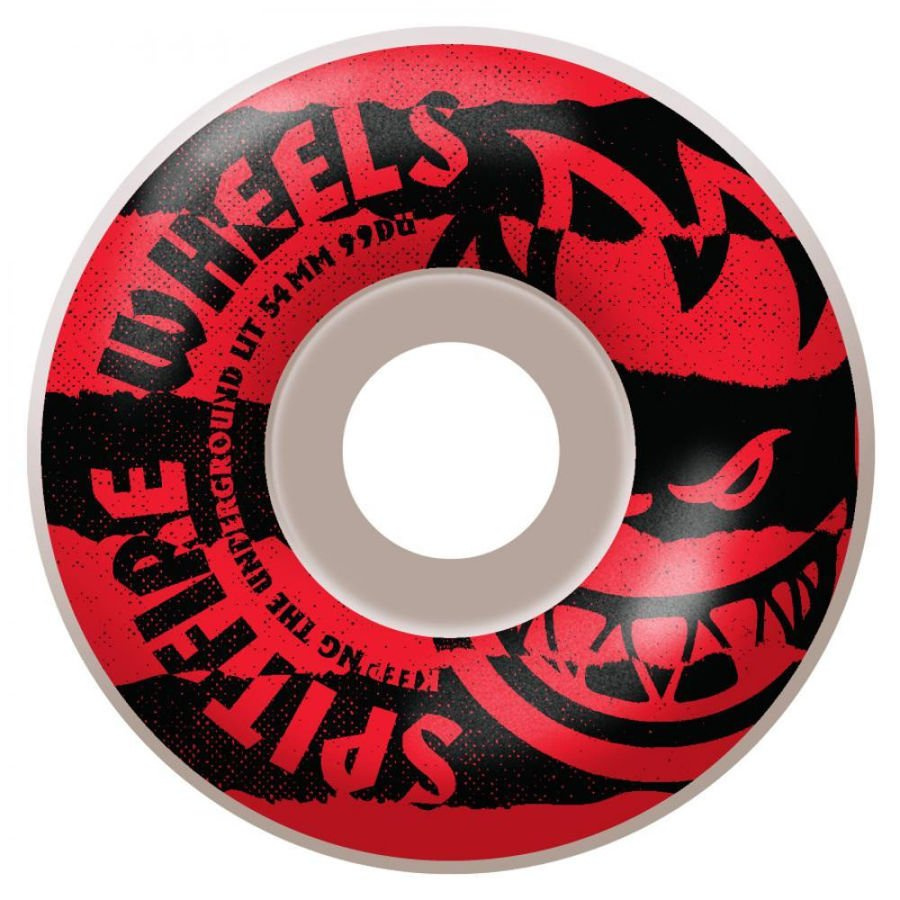 SPITFIRE SHREDDED RED 99DU 54 MM WHEELS