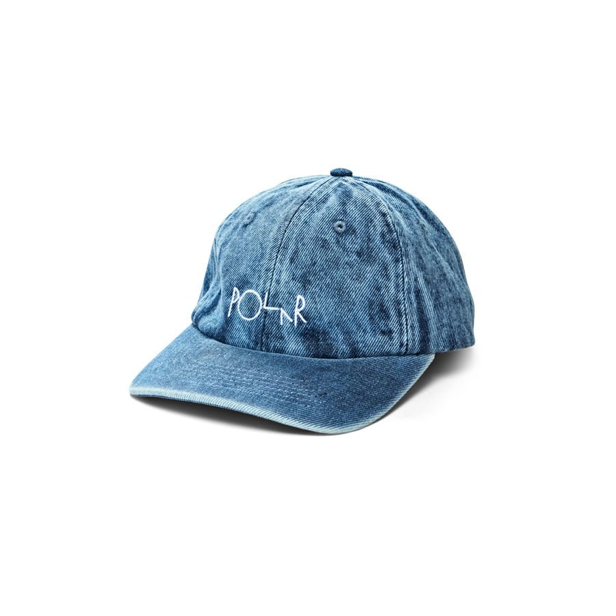 Polar Skate Co. Baseball Cap Denim Cap (Blue Acid)