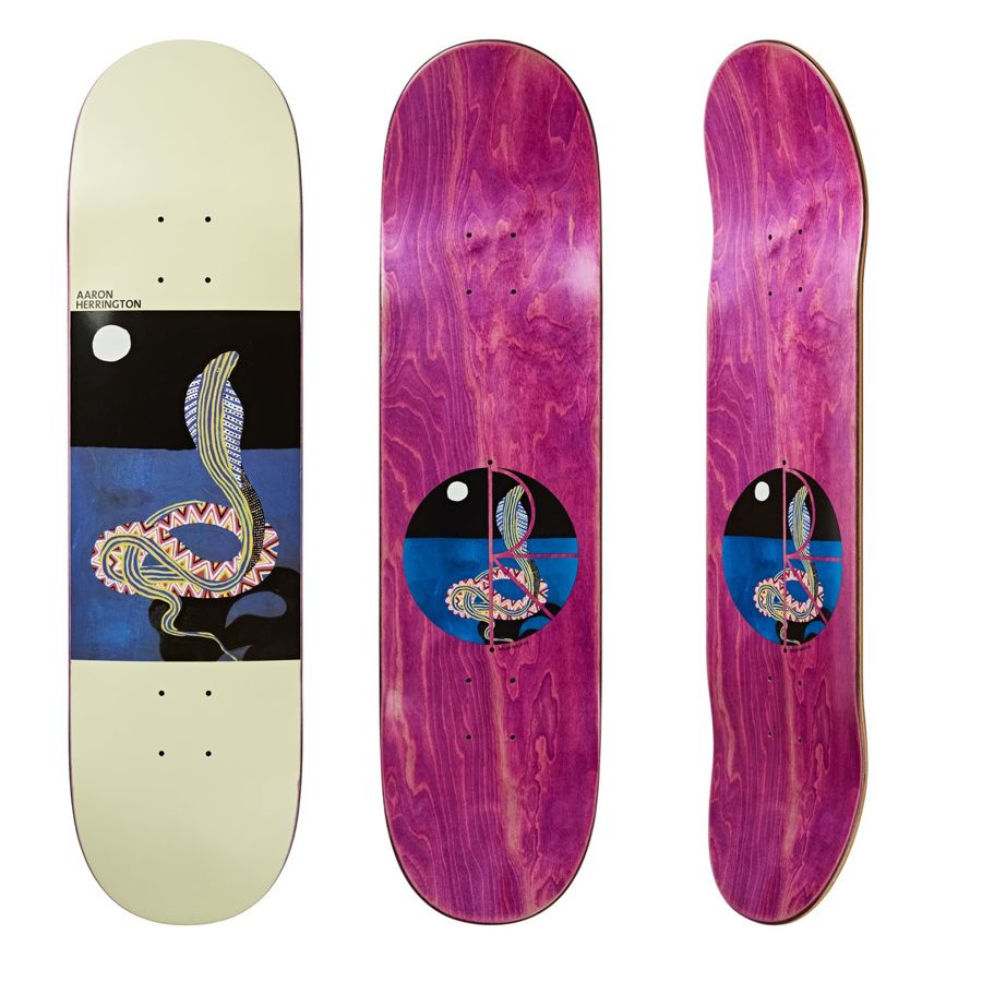 DECK POLAR SKATE CO. AARON HERRINGTON MIDNIGHT SNAKE