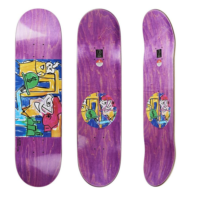 DECK POLAR SKATE CO. AARON HERRINGTON DEBACLE 8.125"