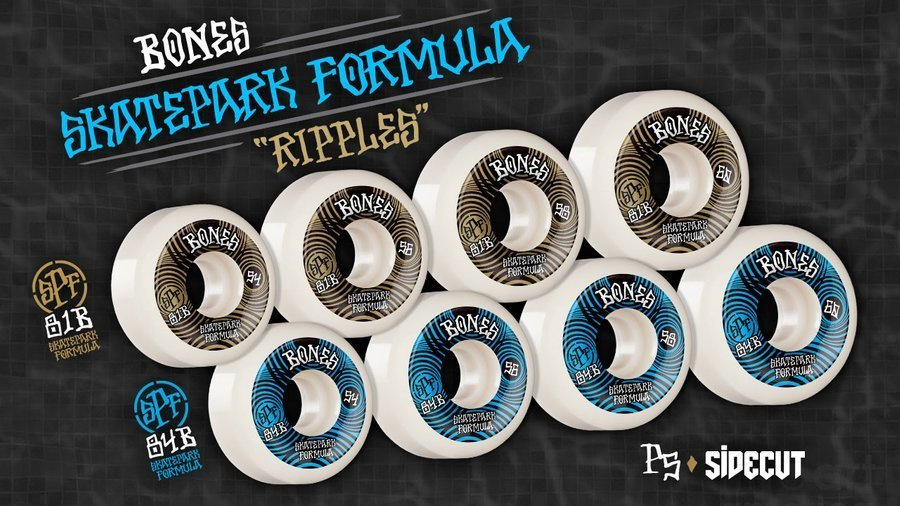 Koła Bones Wheels SPF 84B Ripples P5 Sidecut 54 mm