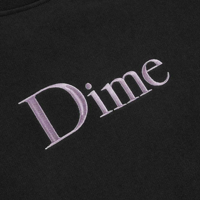 Dime Classic Logo Crewneck (Black)