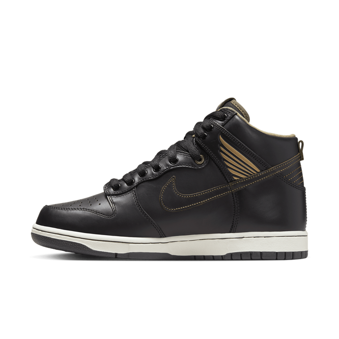 Nike SB x Pawnshop Skate Co. Dunk High OG "Old Soul" (Black / Black ...