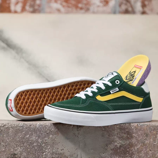 Vans Rowan (Dark Green / Yellow)